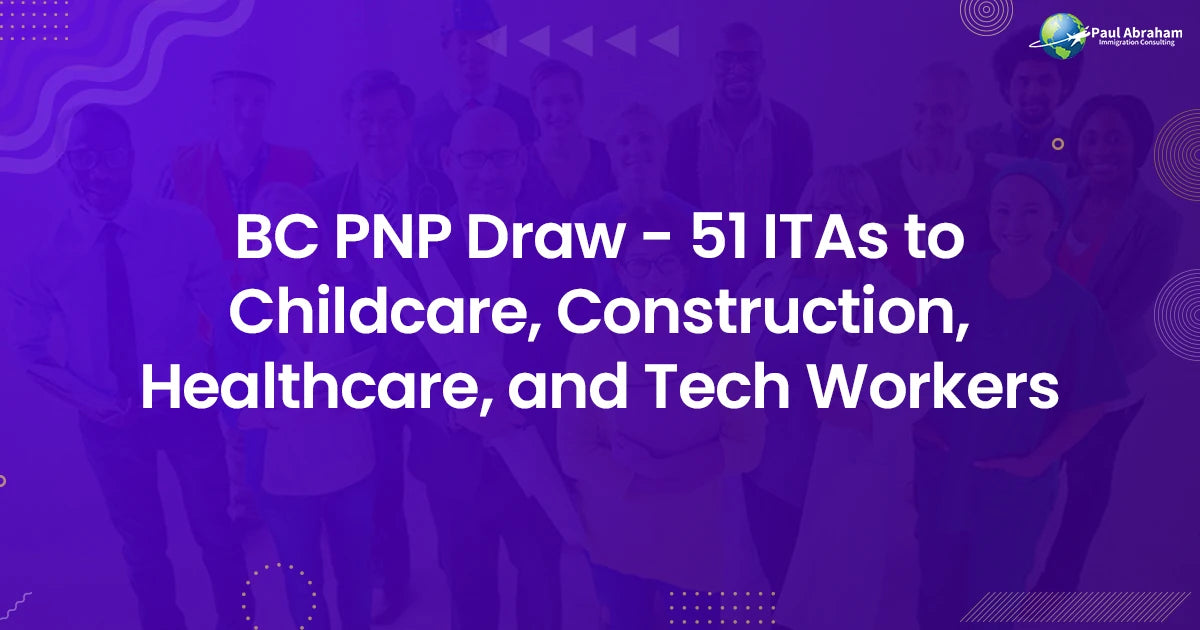 The First BC PNP Draw After Announcement Of New Immigration Plan 2025 ...